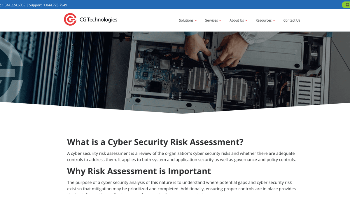 Remote Support Tool | CG Technologies